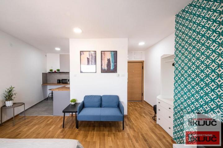 PODBARA, 27m2, Garsonjera, Nameštena, Novogradnja