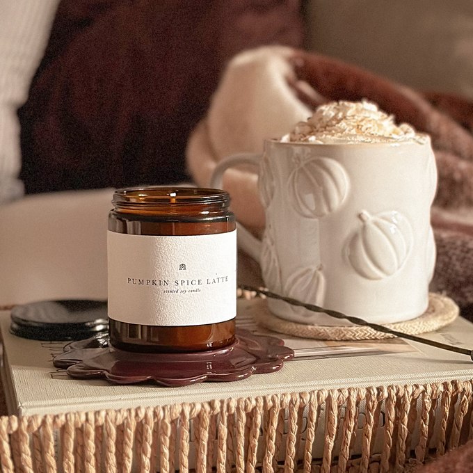 Pumpkin Spice Latte sojina sveća - 220g
