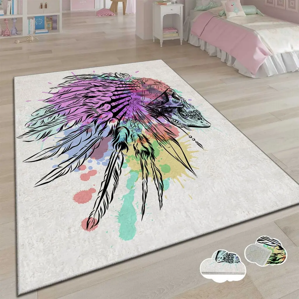 Conceptum Hypnose Tepih Csbrghl-201, Pravougaoni, 100 x 180 cm, Šareni