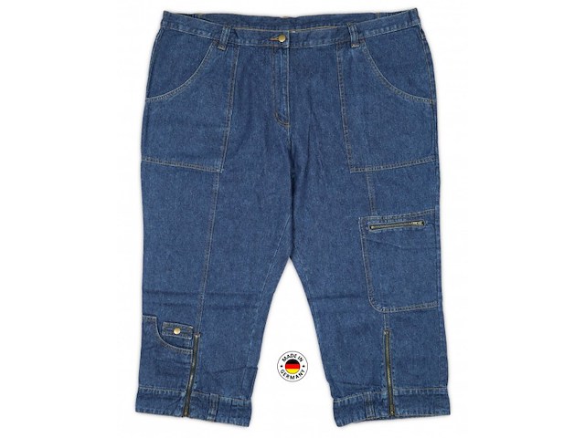 |O| GENERIC teksas kapri pantalone (4XL-5XL) | Plus siz