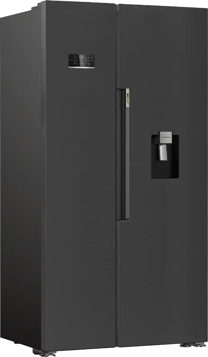 BEKO Side by side frižider GN163241XBRN, 576l, NoFrost, Tamnosivi