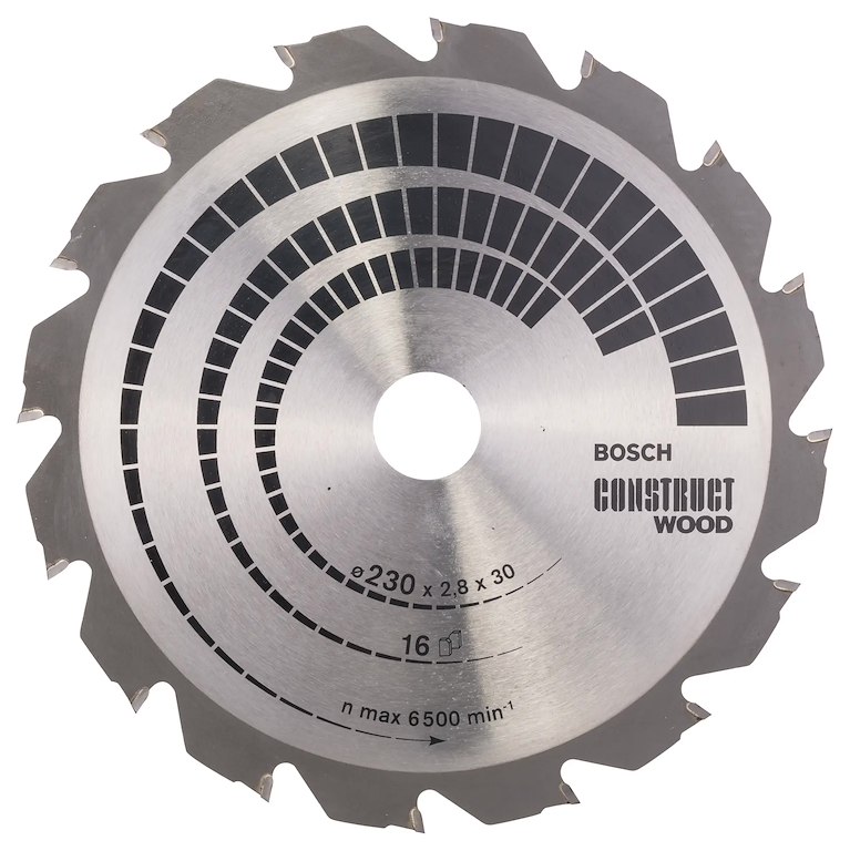 Bosch List kružne testere Construct Wood 2608640635, 230 x 30 x 2,8 mm; 15