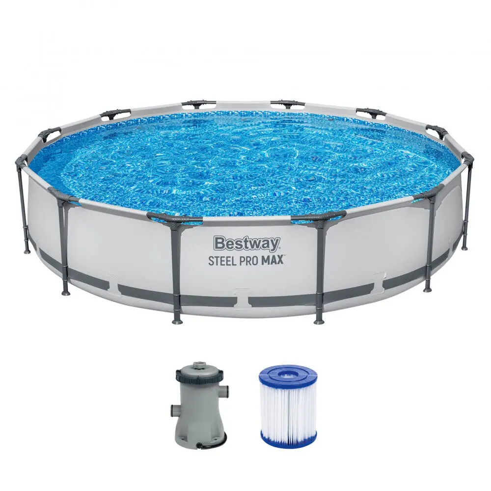 BESTWAY Bazen sa filter pumpom 366x76cm STEEL PRO MAX 56416