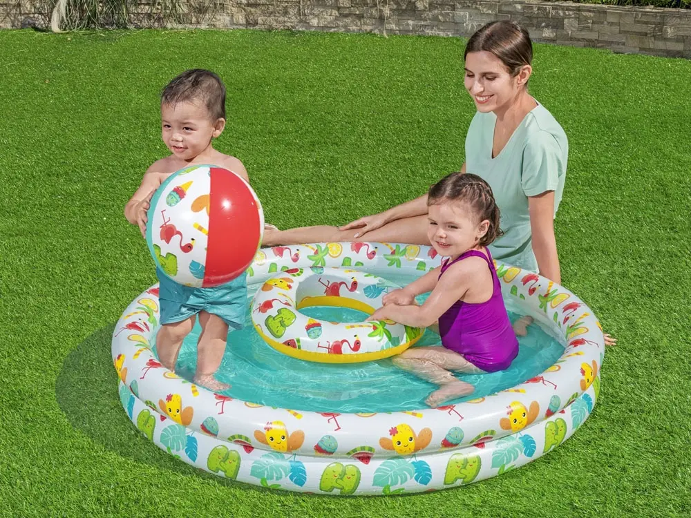 Bestway Dečiji Bazen 3u1, 122x20cm, Šareni