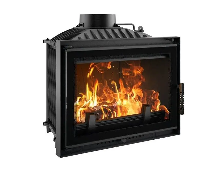 Kratki Ugradni kamin Wiktor, Liveni, fi 200, 14kw, Crni