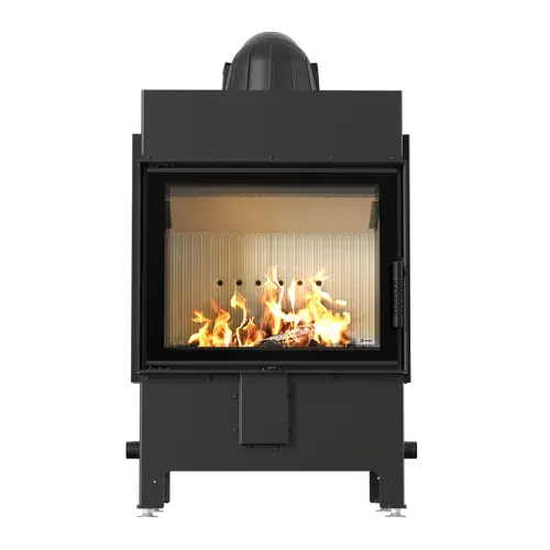 Kratki Kamin Lucy, fi 200, 12kw, Crni