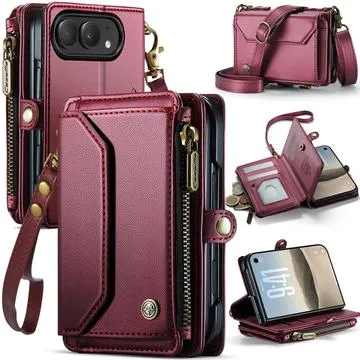 IPHONE DUO CASEME C36 RFID BLOCKING WALLET CASE - RED