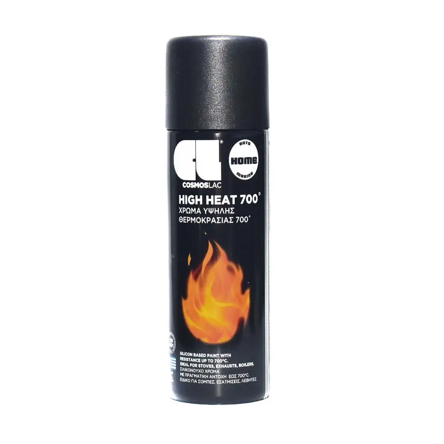 COSMOS Sprej za visoke temperature 400 ml crni