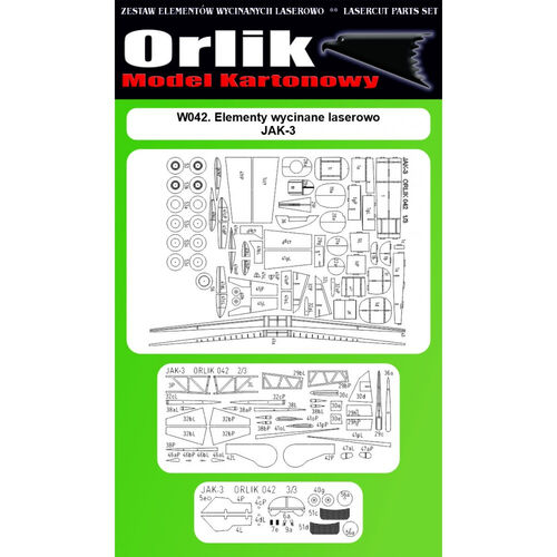 Orlik 042w JAK-3 - Elementy Wycinane Laserowo