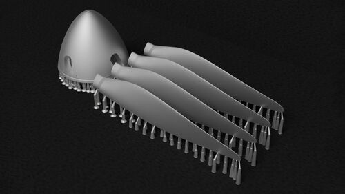 NEW! Metallic Details MDR3288 Hawker Typhoon Mk.Ib / Early Tempest Mk.V - Four-Blade Propeller (3D-Printed)