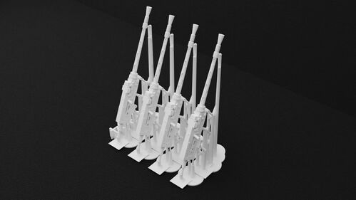 NEW! Metallic Details MDR48304 Browning .303 Mk.II - Aircraft Machine Gun (4 pcs / 3D-Printed)