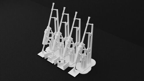 NEW! Metallic Details MDR72131 Browning .303 Mk.II - Aircraft Machine Gun (4 pcs / 3D-Printed)
