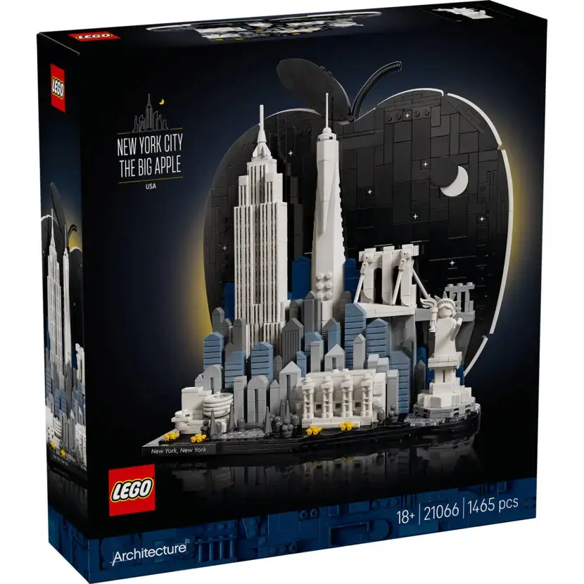 LEGO Architecture Njujork - Velika jabuka 21066, Uzrast 18+