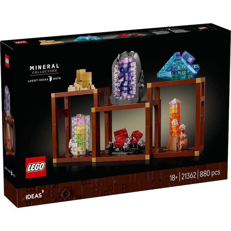 LEGO Ideas Kolekcija minerala 21362, Uzrast 18+