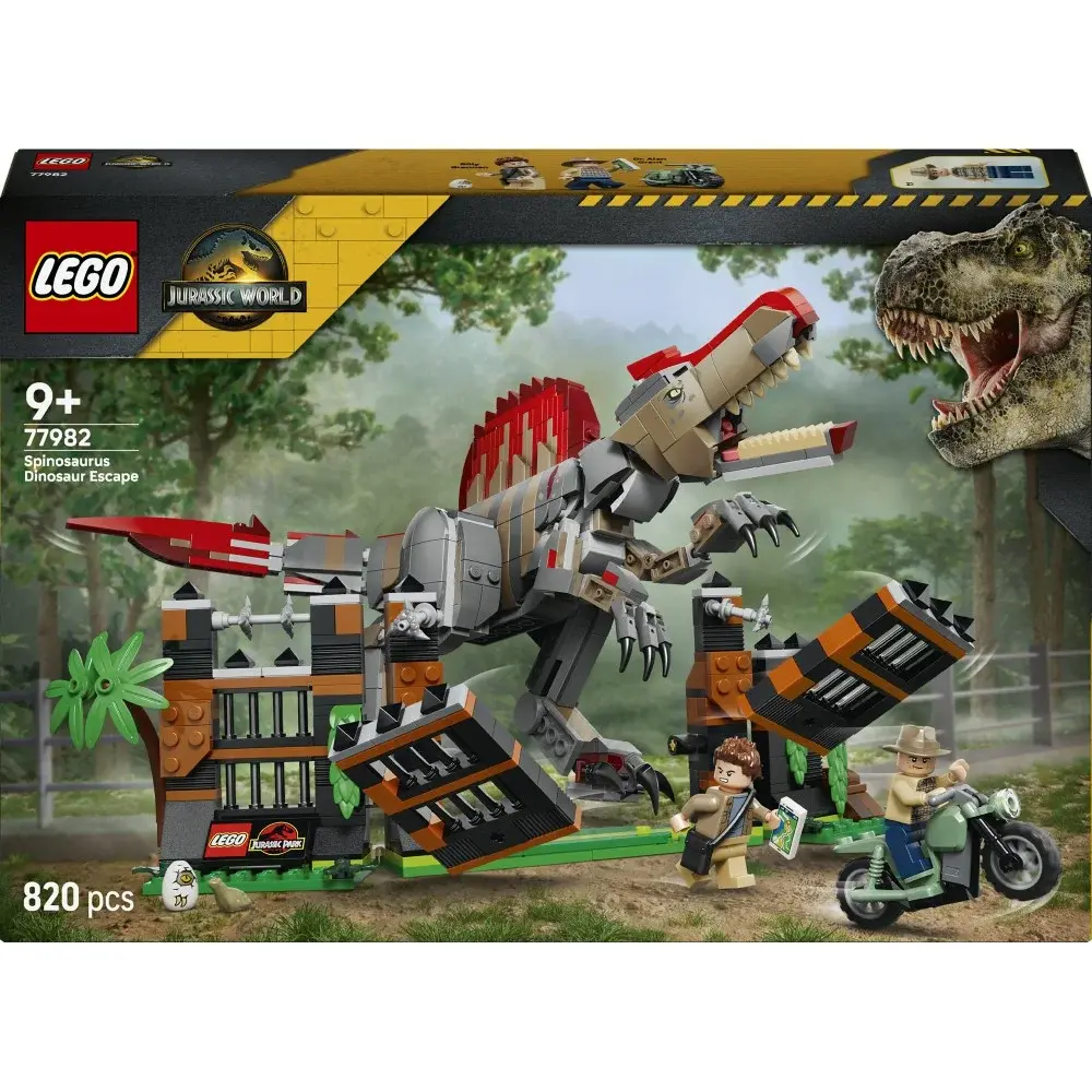 Lego Jurassic World Bekstvo Spinosaurusa 77982
