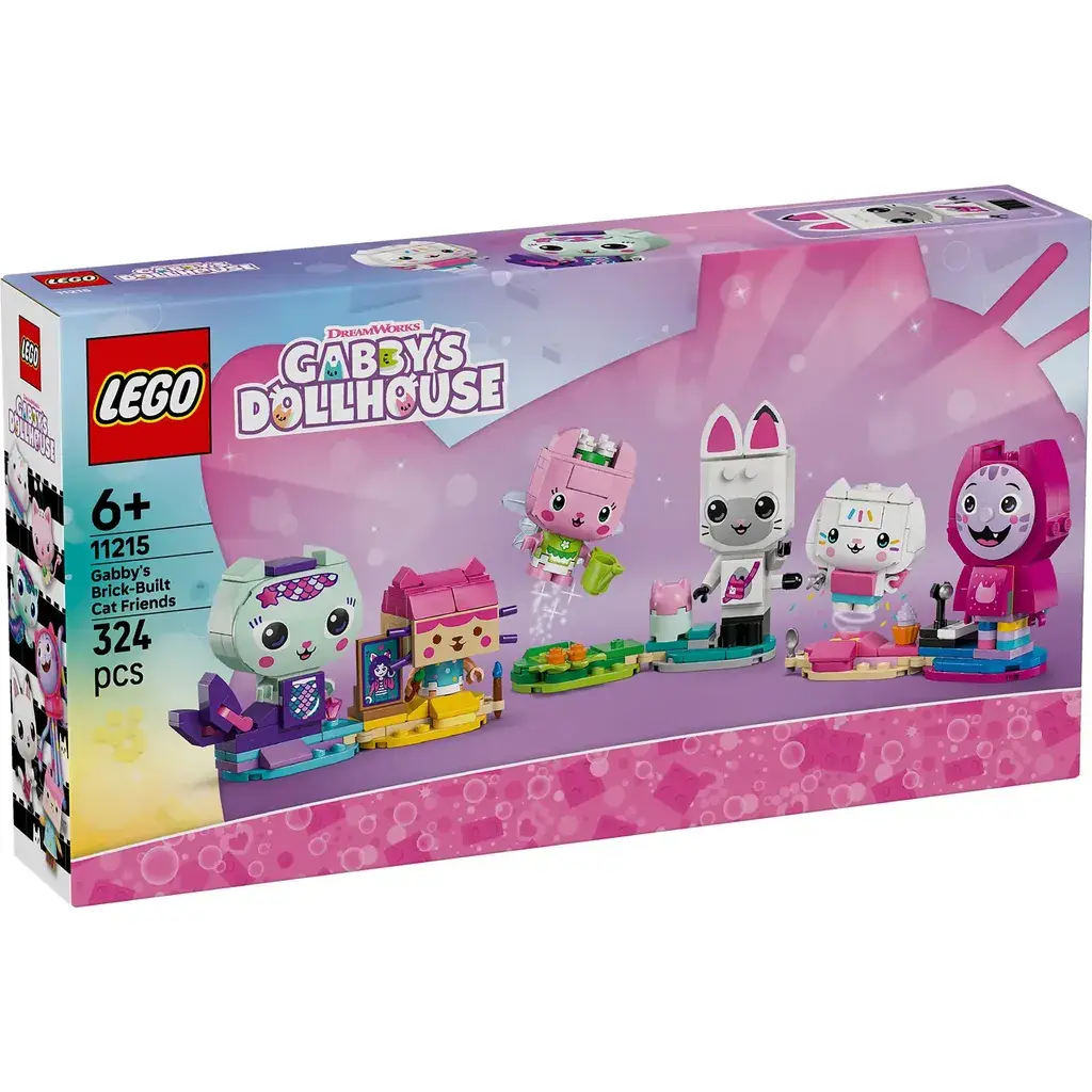 LEGO Gabby's Dollhouse Gabini prijatelji mačke od kockica 11215, Uzrast 6+