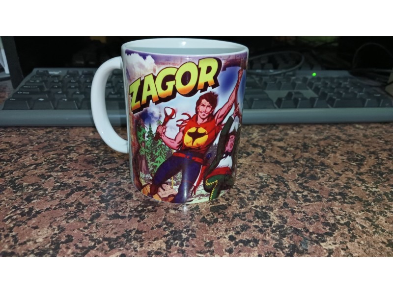 ZAGOR – KERAMIČKA ŠOLJA SA STRIP MOTIVOM
