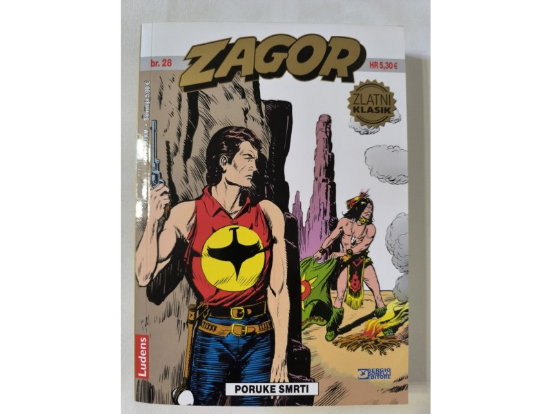 Zagor Zlatni Klasik broj 28 korica A - GLANCER -