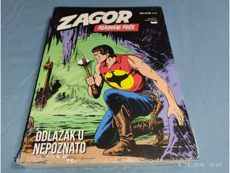 ZAGOR Odabrane priče 63 - Odlazak u nepoznato NOVO