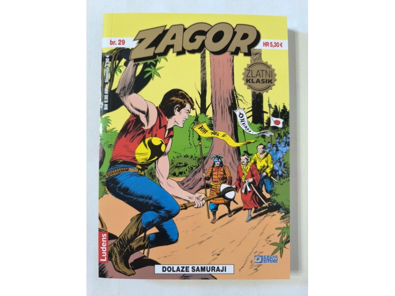 Zagor Zlatni Klasik broj 29 korica A - GLANCER -