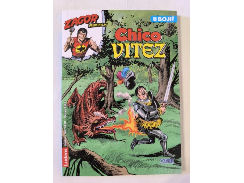 Zagor Predstavlja Ciko kolor broj 18 - GLANCER