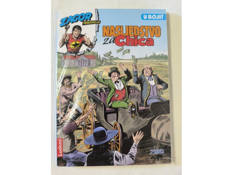 Zagor Predstavlja Ciko kolor broj 21 - GLANCER u celofa
