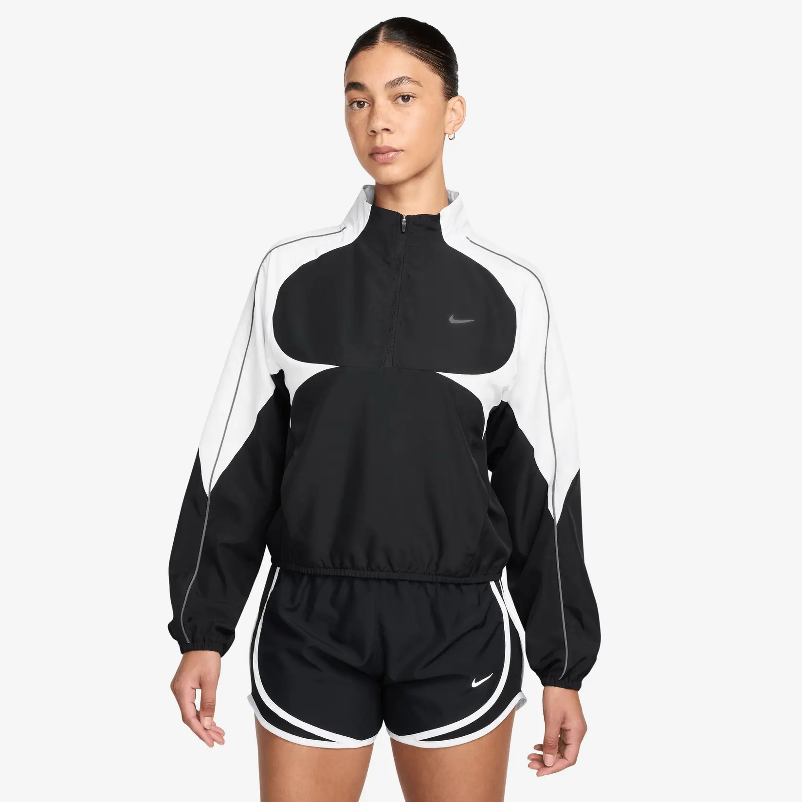 Nike Ženski duks Nk Tempo Swsh Df Jkt, IM7579-011, Crno-beli