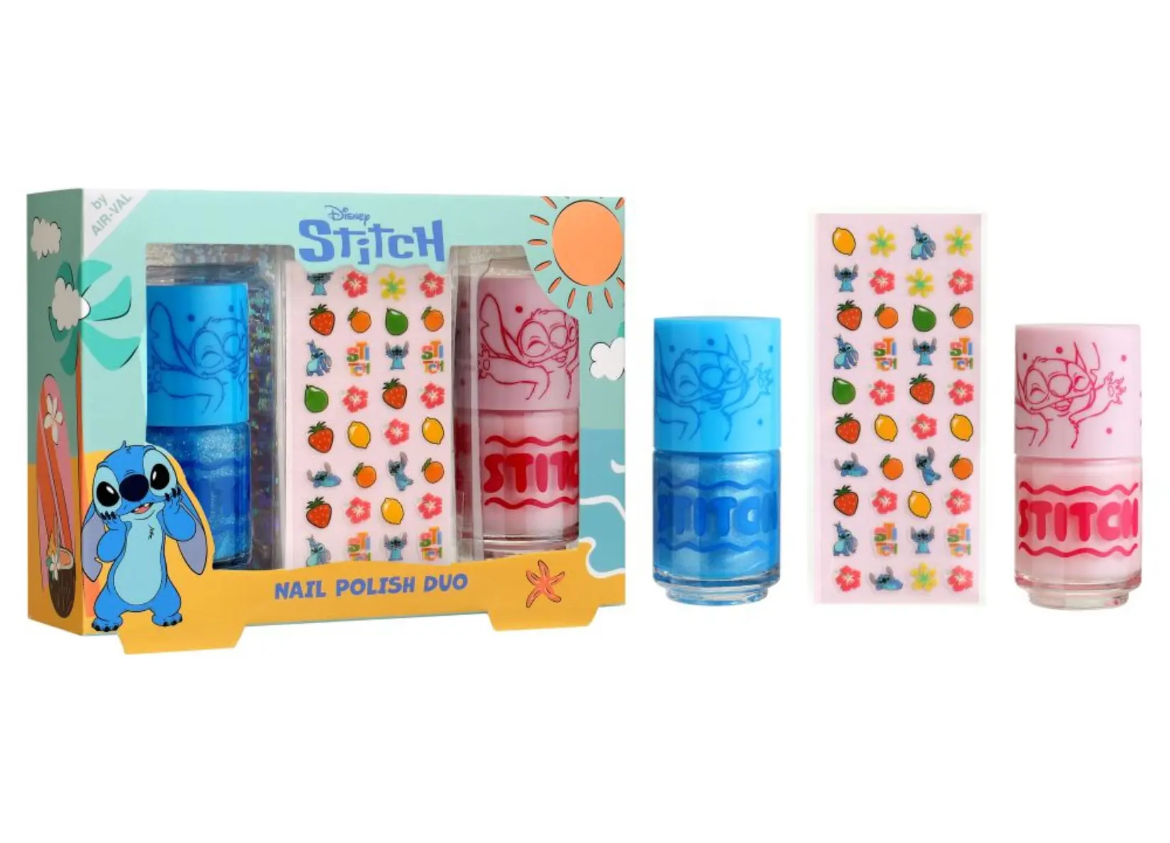 Stitch Set lak za nokte 2x 7ml + Stikeri
