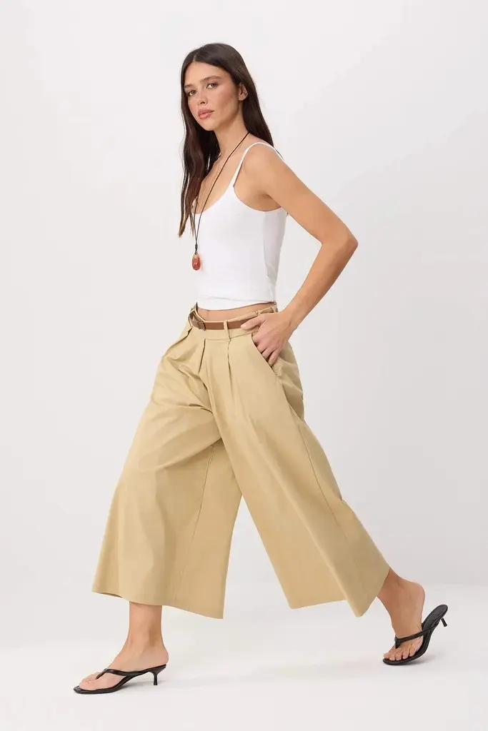 Trendyol Milla ženska suknja model Twoss26Pl00217, bež-bež