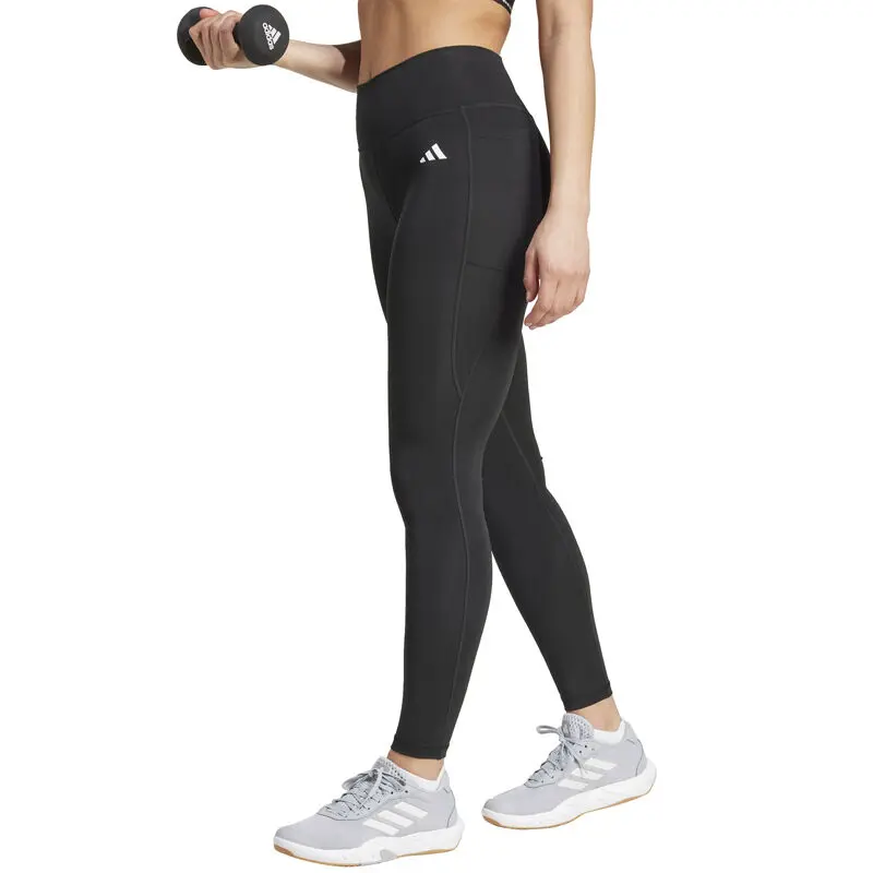 Adidas Ženske helanke Opt Ess St IT2280, Regular, Crne