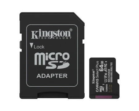Kingston U1 V10 SDXC 64GB Canvas Select Plus G3 150R SDCS3/64GB Memorijska kartica + adapter
