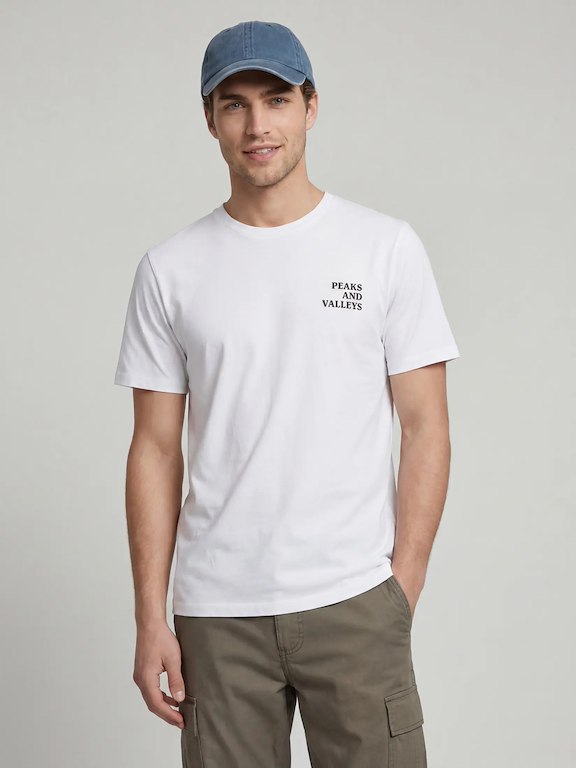 JJ Rebel Muška majica 12298219, Bela