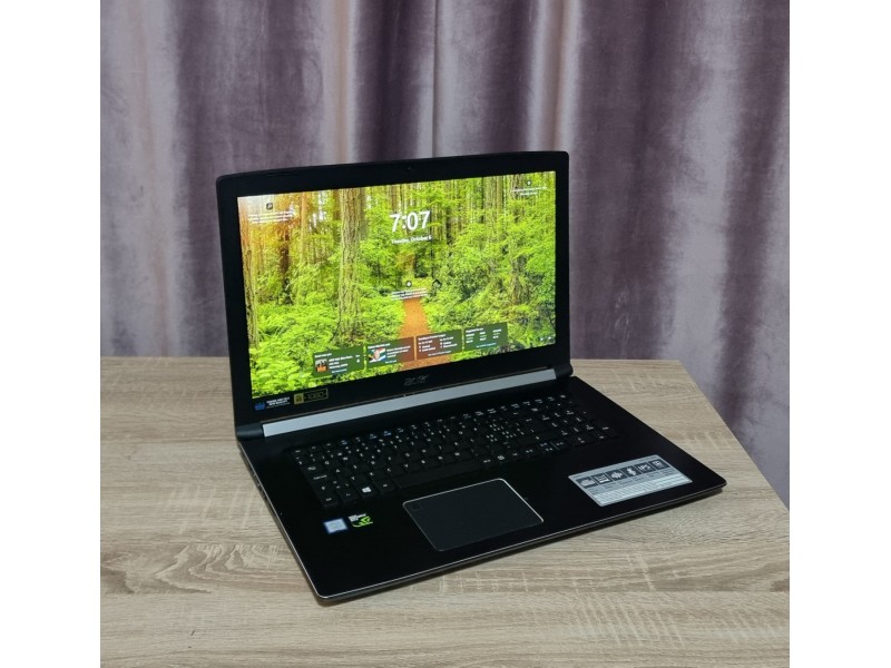 Acer Aspire A717_i7-7700HQ_32GB_SSD 256GB+2TB_GTX 1050