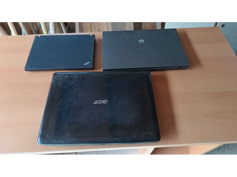 3 neispravna laptopa