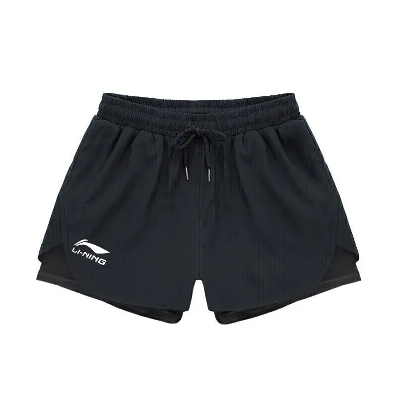 Li-Ning Muški šorts za kupanje, Crni