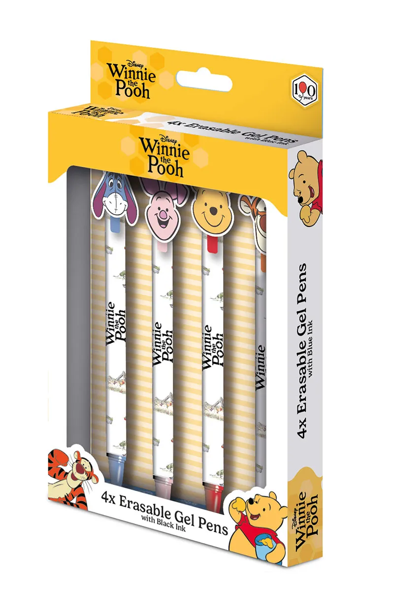 WINNIE THE POOH set 4 piši-briši olovke