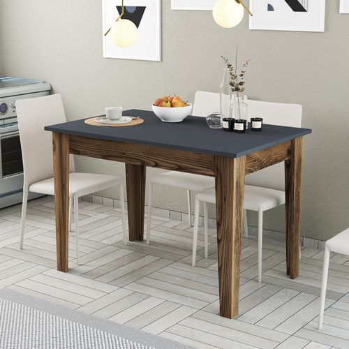 Hanah Home kuhinjski sto Kiev 504, 110 cm, orah / antracit