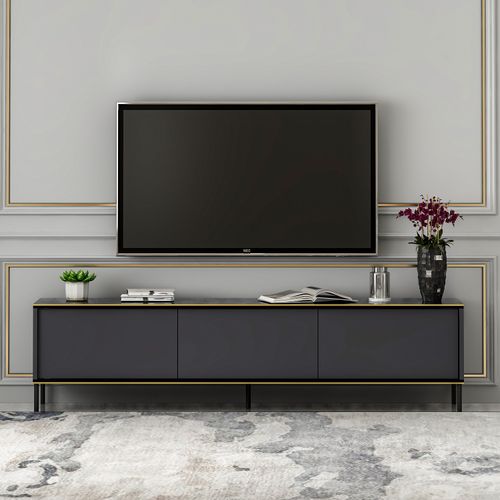 Hanah Home TV komoda Imaj, 180 cm, antracit