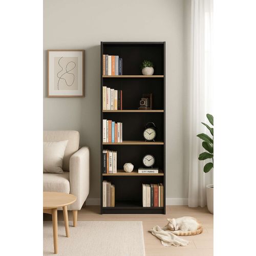 Hanah Home polica za knjige Ktp-350-Ax-1, 64 cm, antracit
