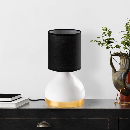 Opviq stona lampa Yıldo 8001, bela / crna
