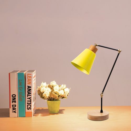 Opviq stona lampa Manavgat N-599, visina 52 cm, žuta