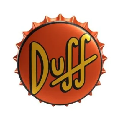 Otvarač za flaše/magnet - The Simpsons, Duff Beer
