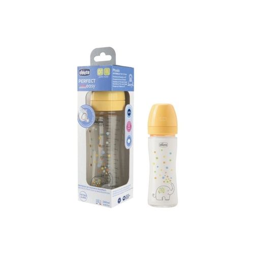 Chicco Perfect Easy staklena flašica 240 ml, spori protok