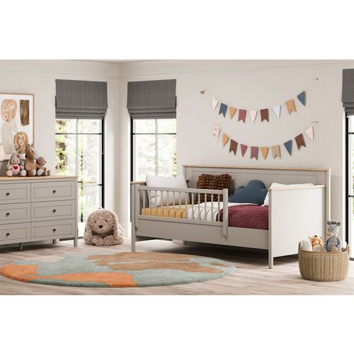 Hanah Home Sento Mm1.43.18.U1 krevet s krevetom na izvlačenje 218,6 × 100 × 100,6 cm, sivi hrast