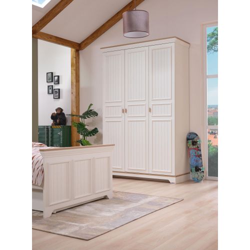 Hanah Home Monte Mm1.27.03.U1 dečiji ormar 139,6 × 220 × 54,3 cm, krem hrast