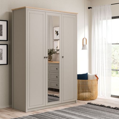 Hanah Home Sento Mm1.43.03.U1 dečiji ormar 145,8 × 208,5 × 52,7 cm, sivi hrast