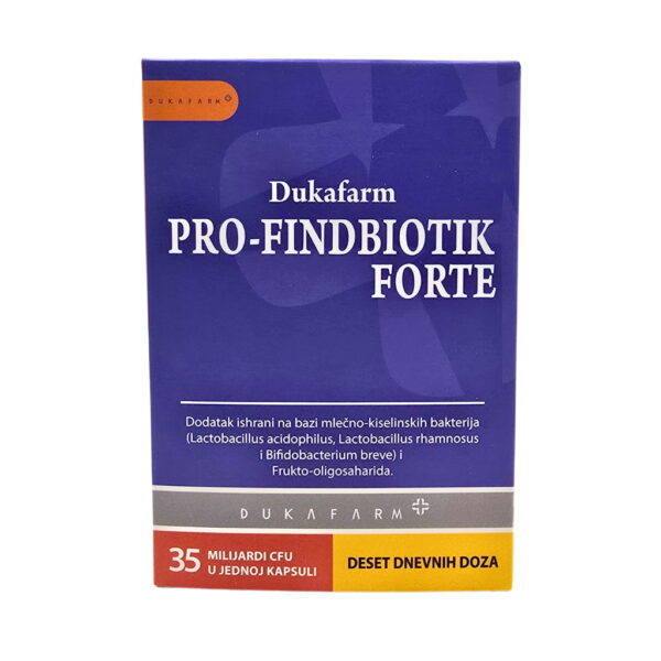 Pro-Findbiotik Forte 10 kapsula – probiotik sa 35 milijardi bakterija