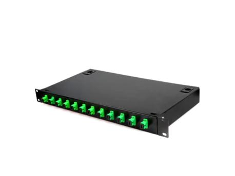ExeLink Optički patch panel sa 12 konektora SC/APC za rek orman