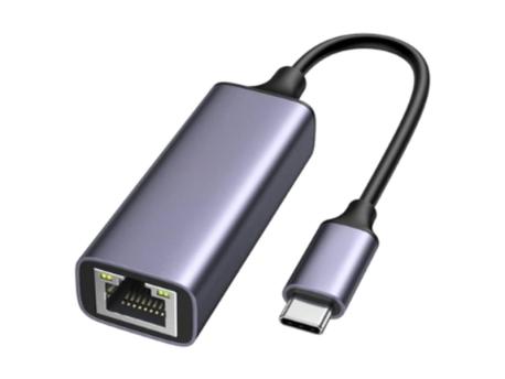 E-GREEN E-Green Mrežni Adapter USB 3.1 tip C (M) - Gigabit ethernet RJ-45 (F) crni