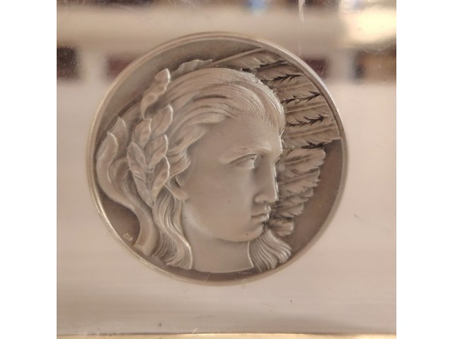 Mérite Fédéral de la Coiffure Medalja u pvc bloku